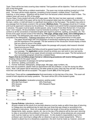 BI 101 New Testament Survey I; Course Syllabus Fall 2024; Dr. Potana.doc