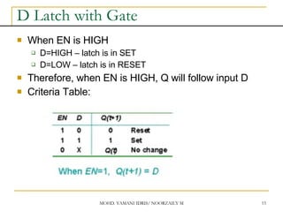 Sequential Logic Circuit | PPT