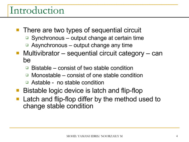 Sequential Logic Circuit | PPT