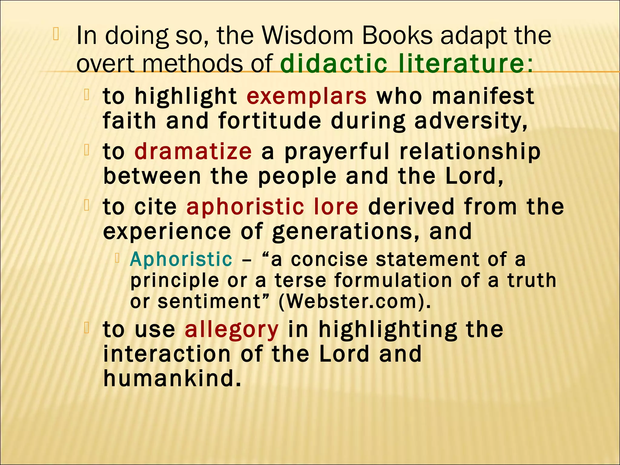 Bi 117 the bible as literature | PPT