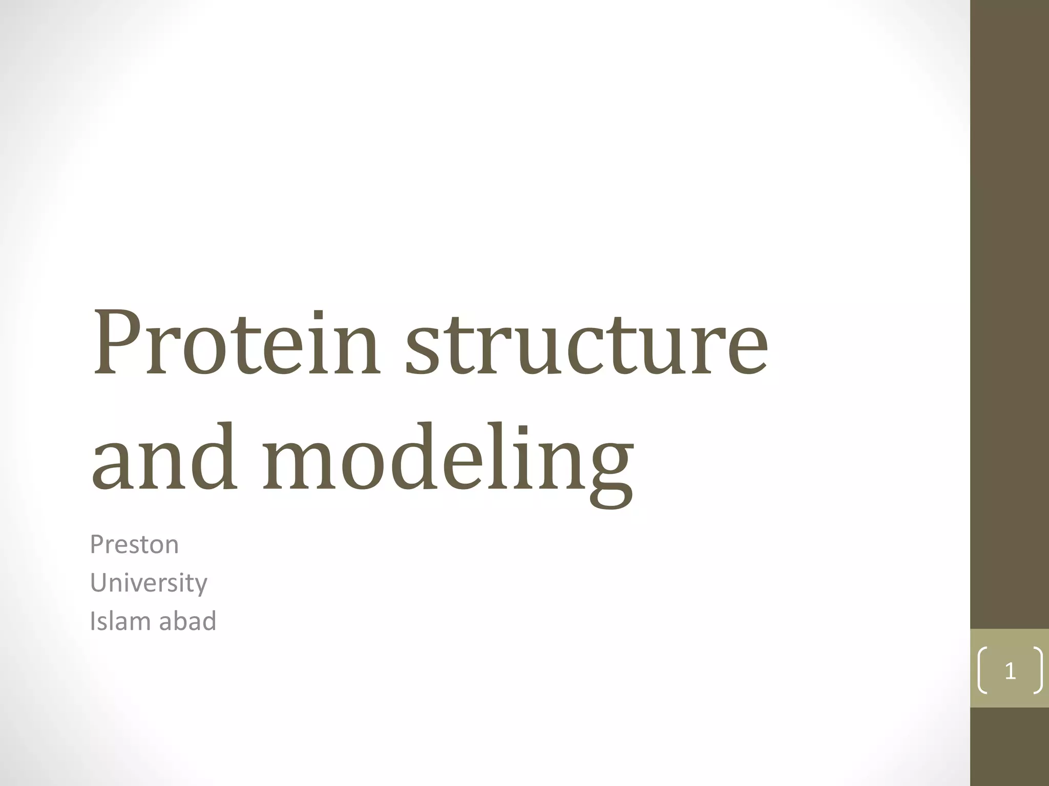 Protein 3D structure and classification database | PPT