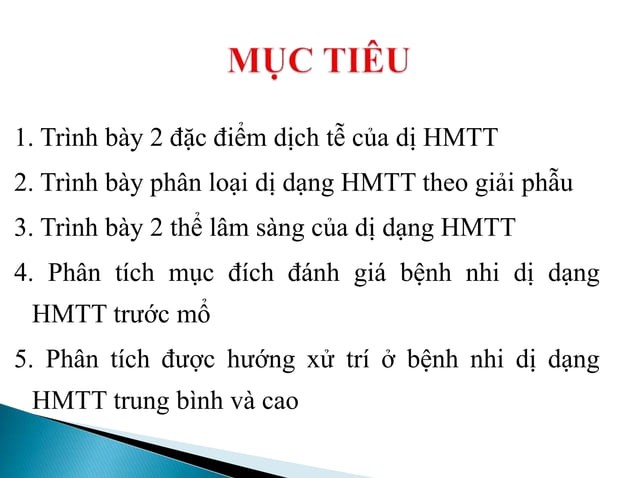 Bài 17. Dị dạng HMTT (Nhi).pptx