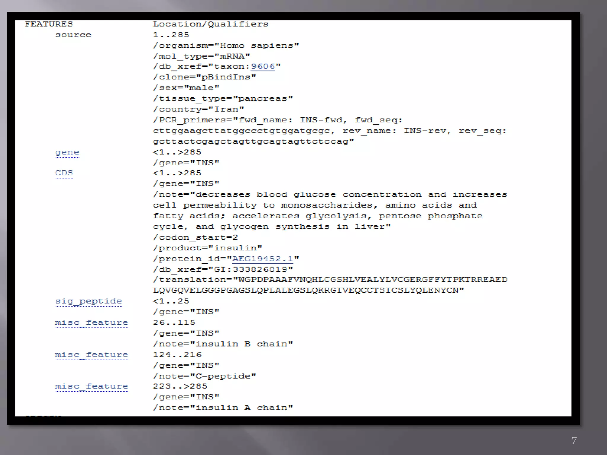 sequence of file formats in bioinformatics | PPTX | Databases ...