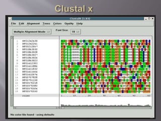 sequence of file formats in bioinformatics | PPTX
