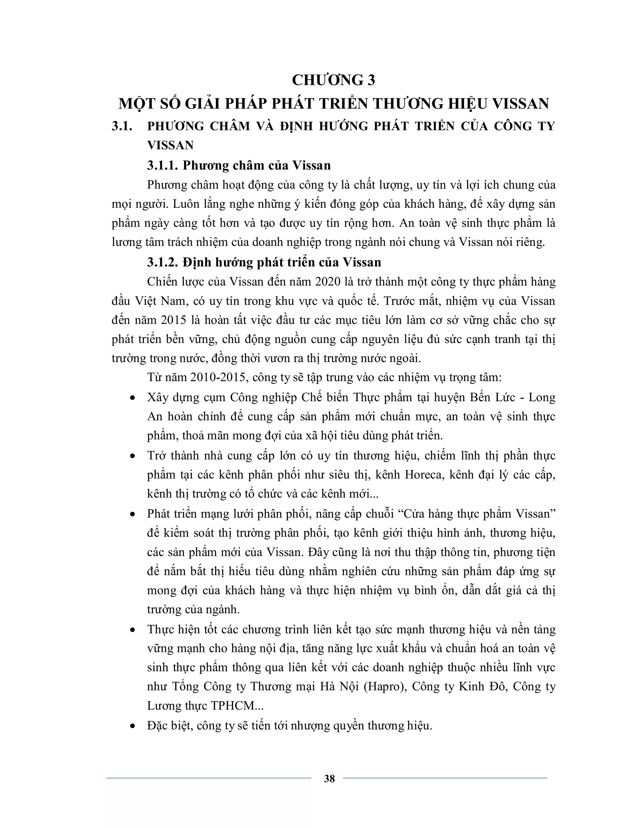 Bài mẫu tiểu luận về công ty Vissan, HAY | PDF