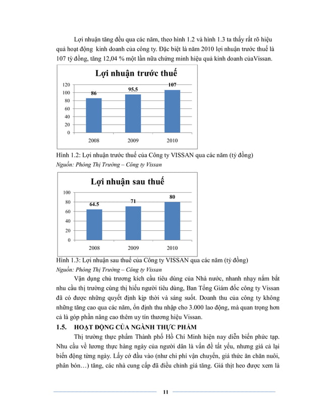 Bài mẫu tiểu luận về công ty Vissan, HAY | PDF