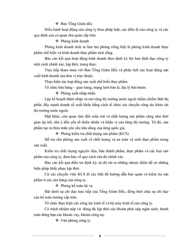 Bài mẫu tiểu luận về công ty Vissan, HAY | PDF