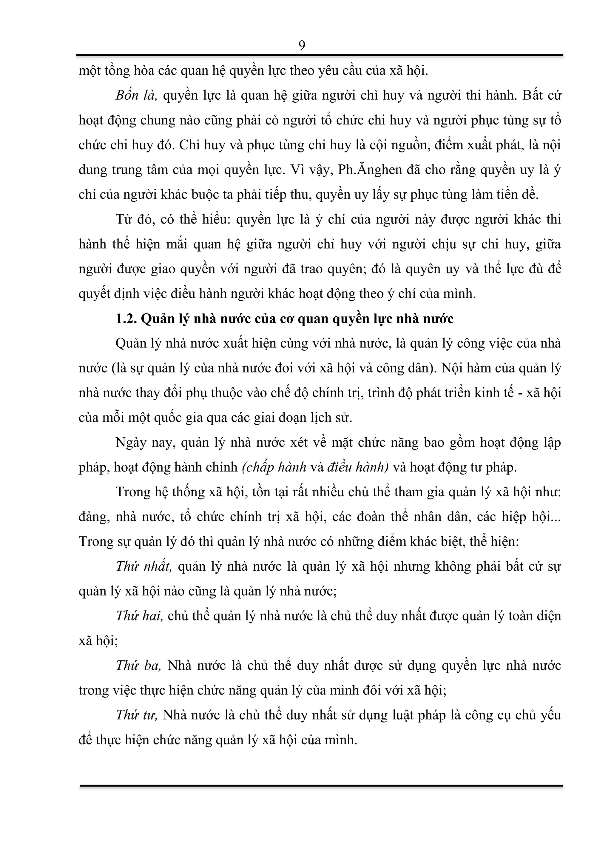 BÀI MẪU tiểu luận môn quản lý nhà nước, HAY, 9 ĐIỂM | DOCX