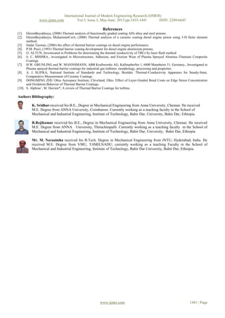 Thermal barrier Analysis in Diesel | PDF