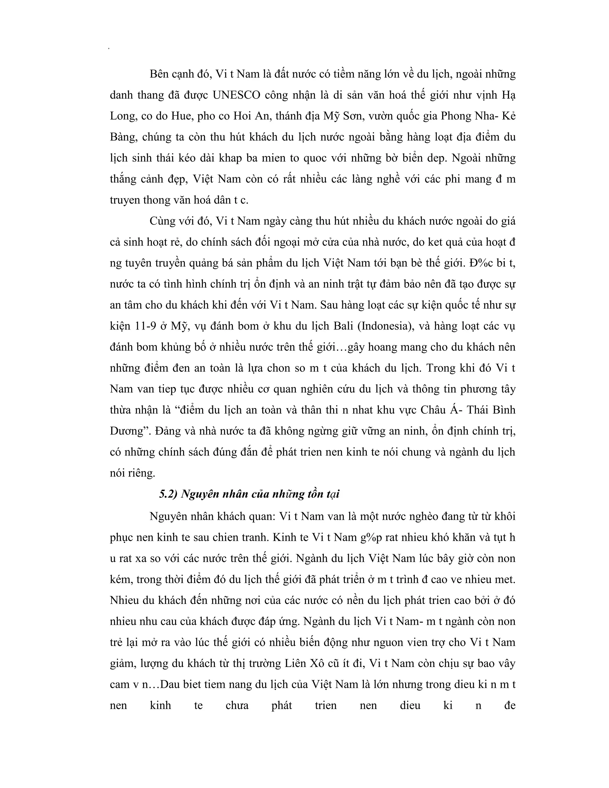 Bài mẫu tiểu luận về du lịch Việt Nam, HAY | DOCX