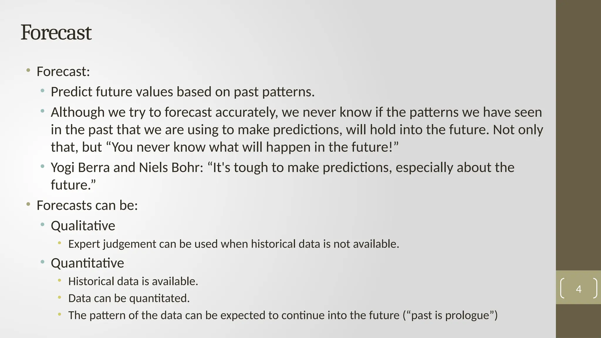 time series forcasting with Excel fully covered | PPTX