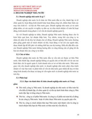 Bài mẫu Các loại hình doanh nghiệp ở nước ta, HAY | DOC