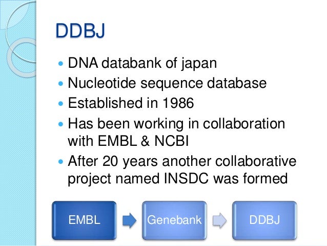 databases in bioinformatics