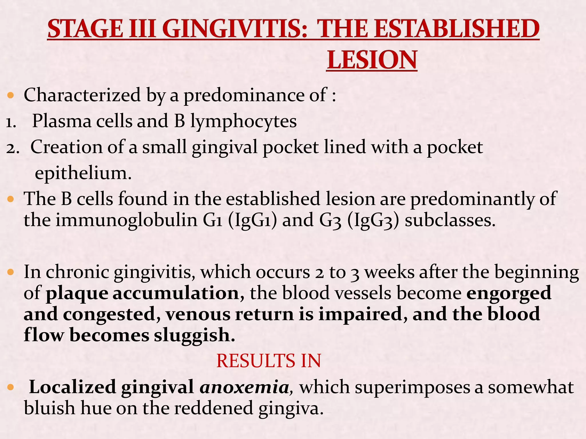 Gingival inflammation and features | PPTX