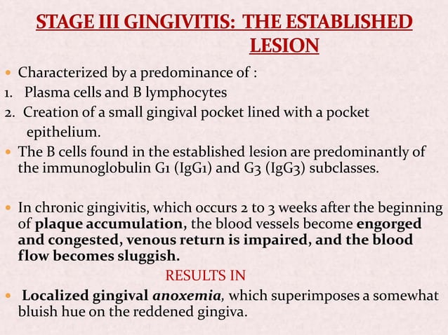 Gingival inflammation and features | PPTX