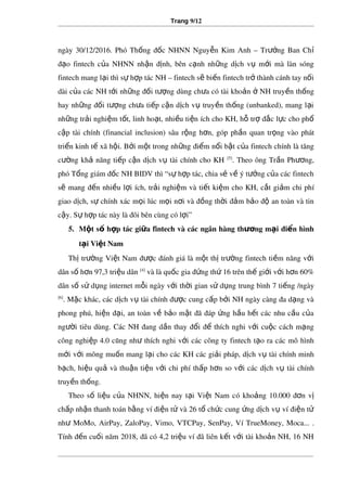 Bài mẫu Tiểu luận về Fintech, HAY | PDF