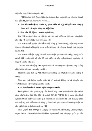 Bài mẫu Tiểu luận về Fintech, HAY | PDF