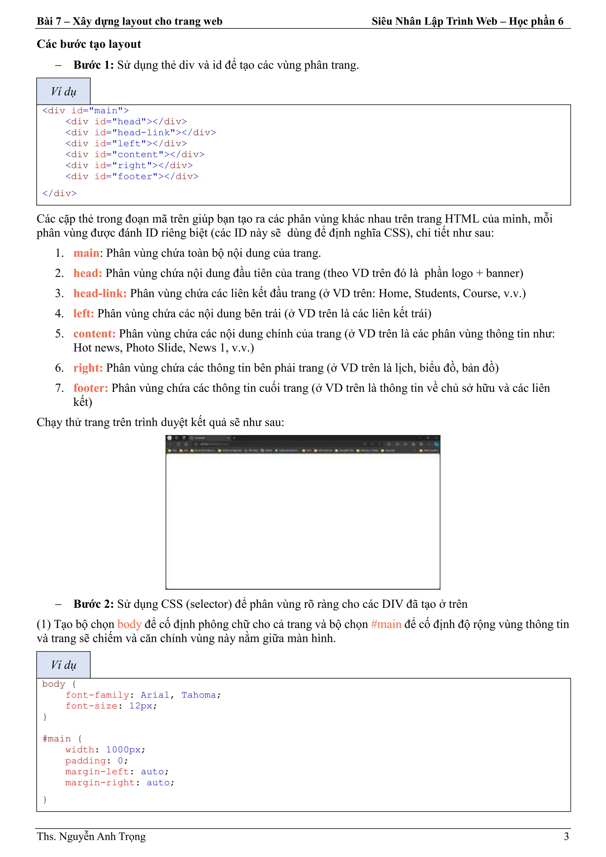 Bài 7 - Xây dựng layout cho trang web.docx