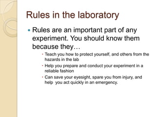 Lab Safety Powerpoint | PPTX