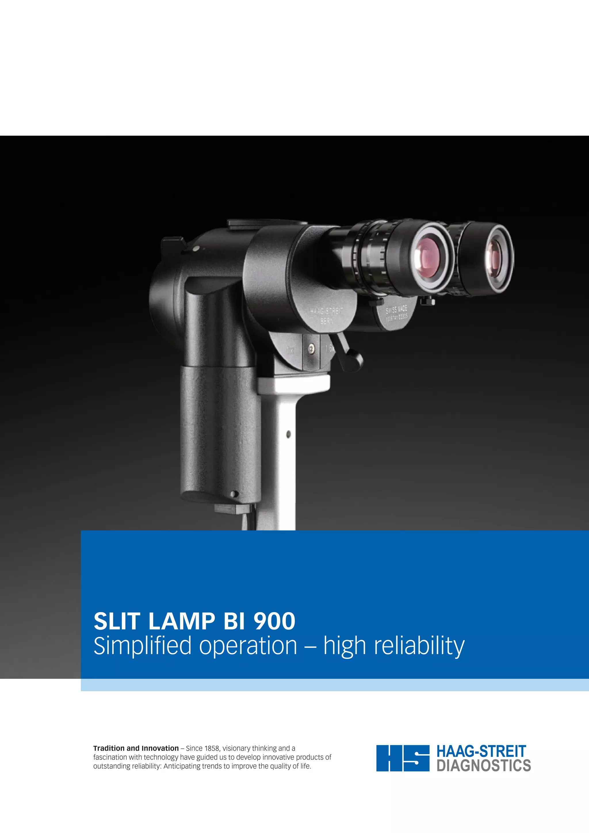 Slit lamp BI 900 brochure | PDF