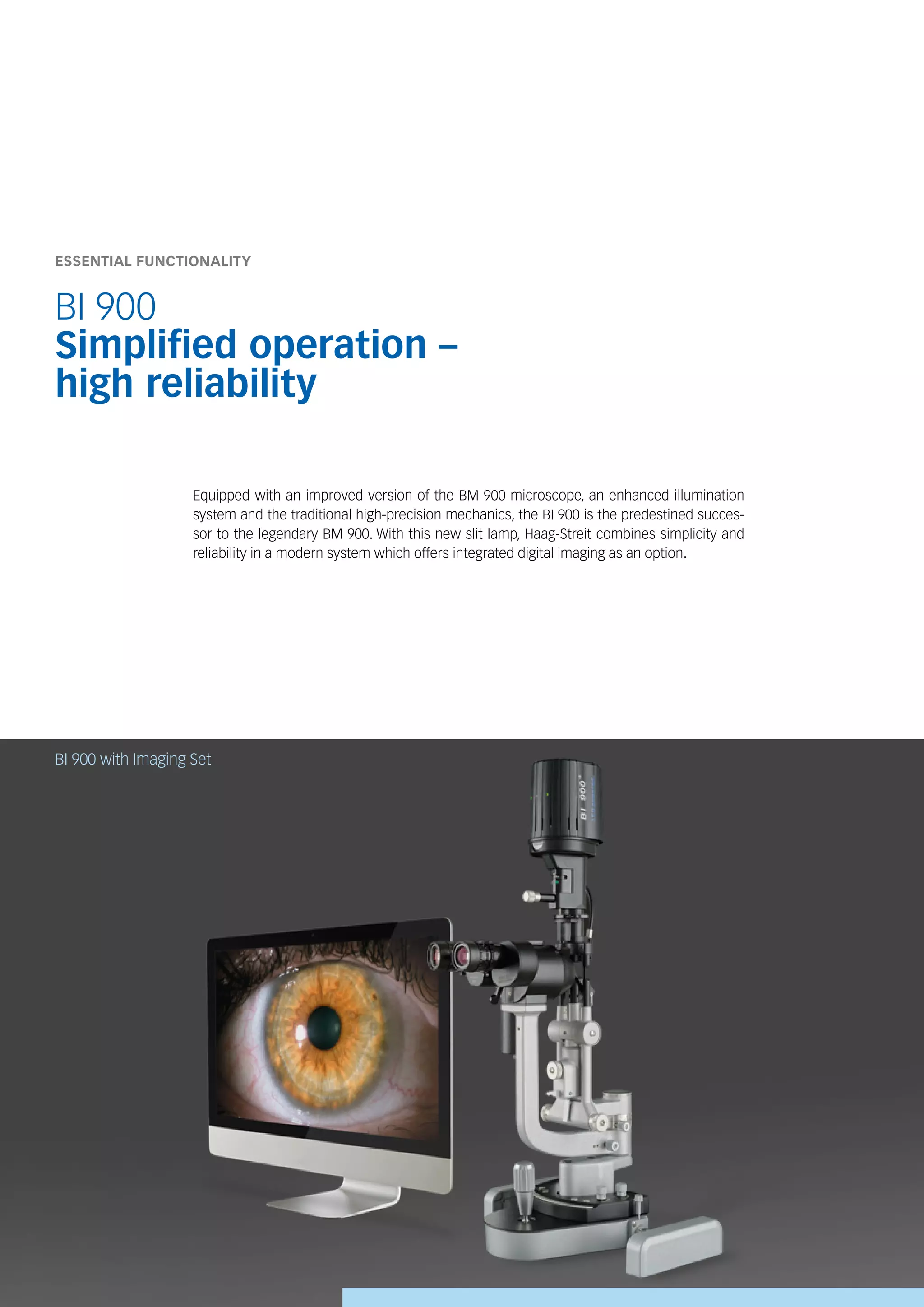 Slit lamp BI 900 brochure | PDF
