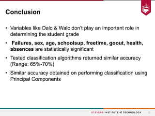 Student Grade Prediction | PPTX