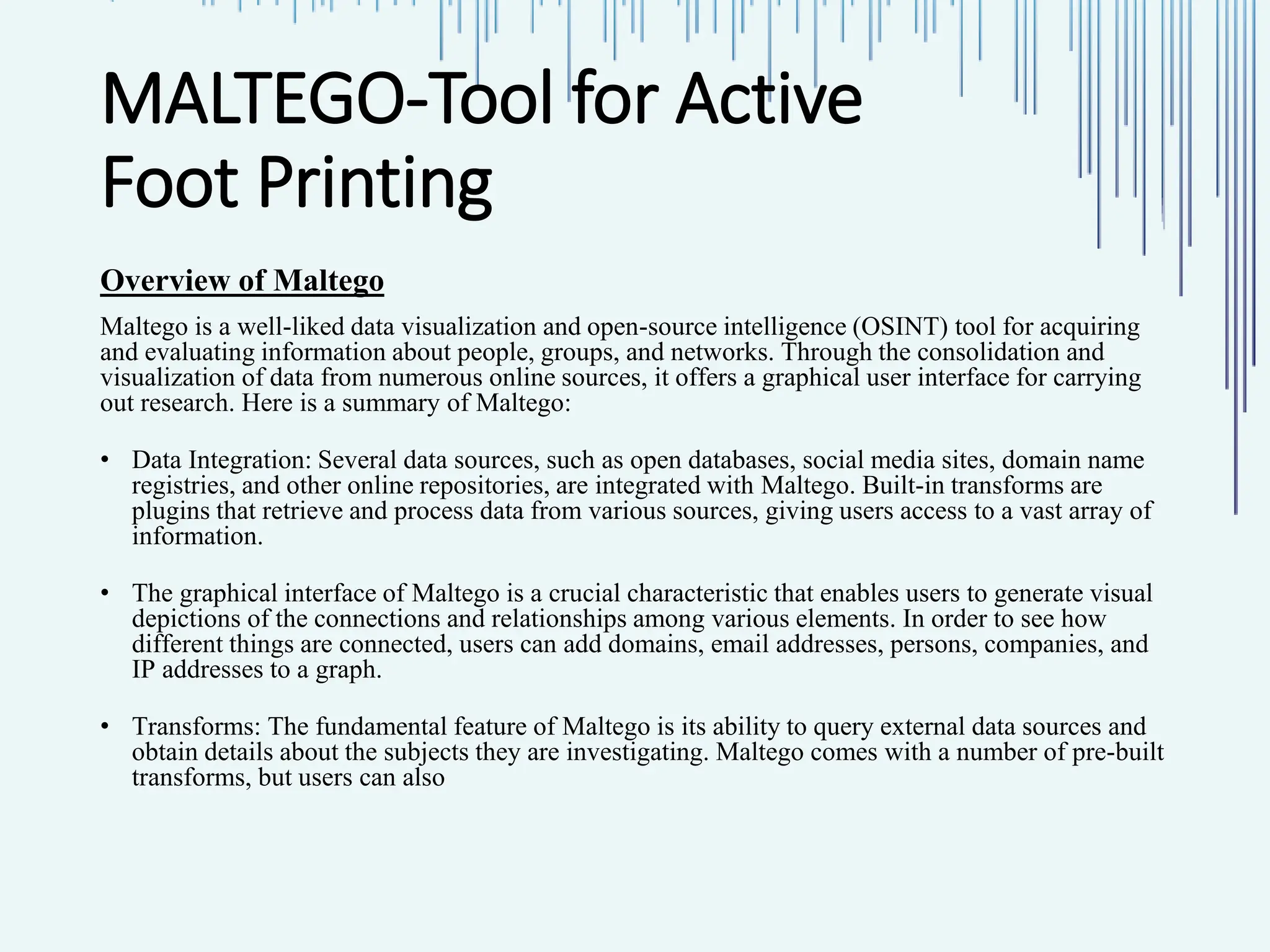 Cyber Security Project Presentation : Essential Reconnaissance Tools and Techniques in ...