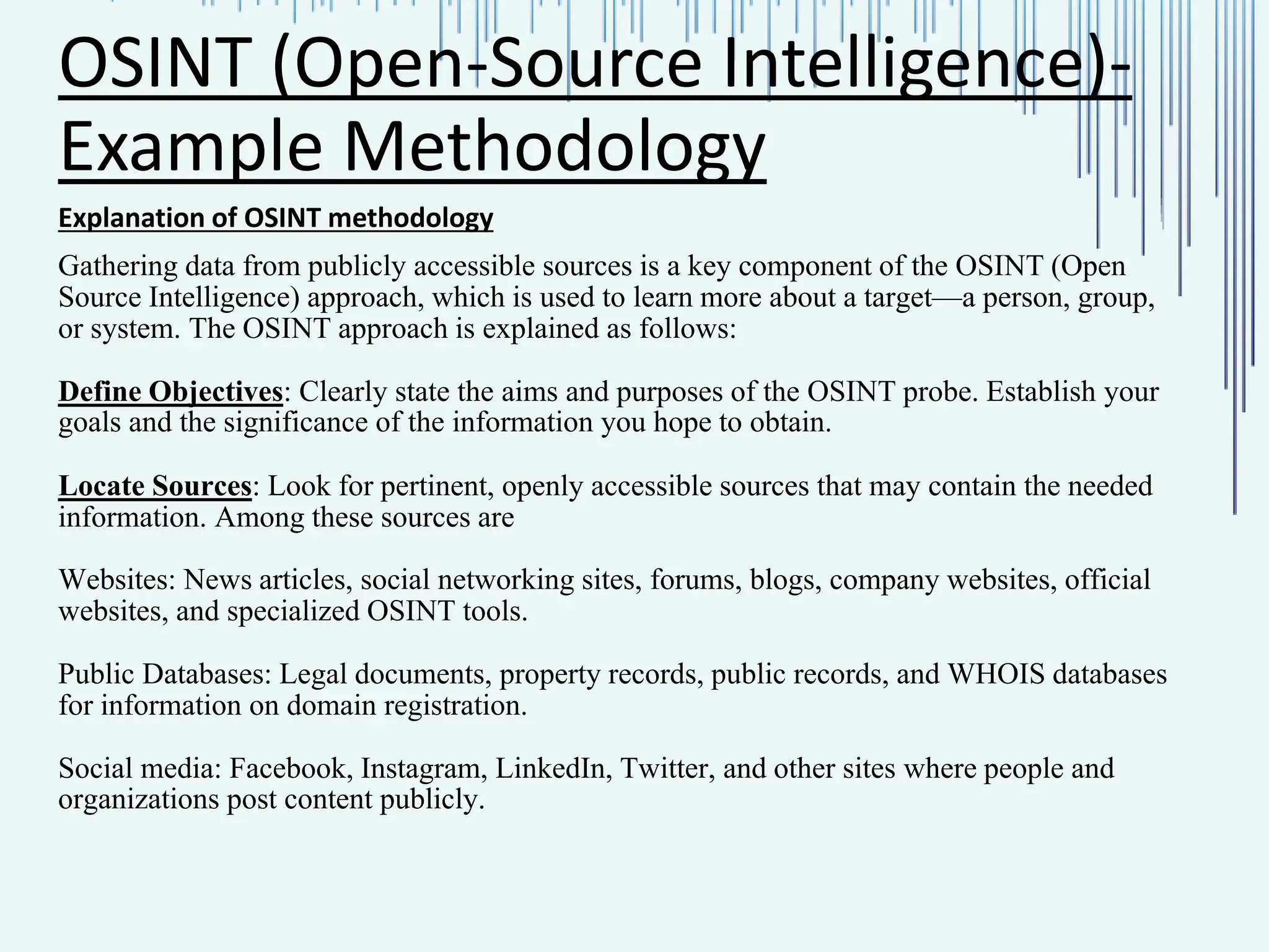 Cyber Security Project Presentation : Essential Reconnaissance Tools and Techniques in ...
