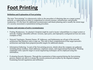 Cyber Security Project Presentation : Essential Reconnaissance Tools ...