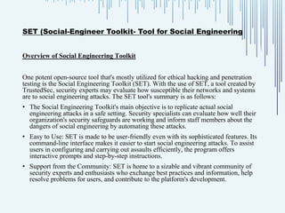 Cyber Security Project Presentation : Essential Reconnaissance Tools ...