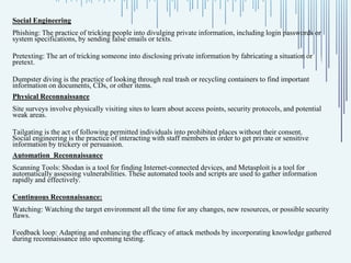 Cyber Security Project Presentation : Essential Reconnaissance Tools ...