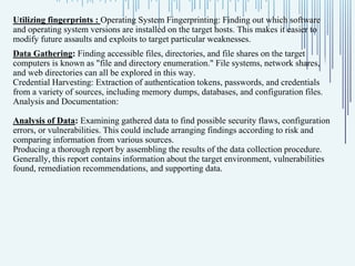 Cyber Security Project Presentation : Essential Reconnaissance Tools ...