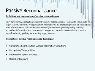 Cyber Security Project Presentation : Essential Reconnaissance Tools ...