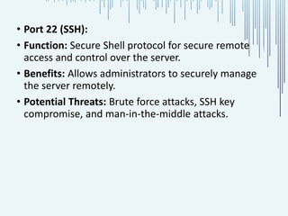Nmap project presentation : Unlocking Network Secrets: Mastering Port Scanning with Nmap | PPTX
