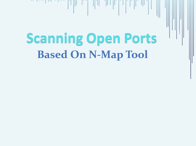 Nmap project presentation : Unlocking Network Secrets: Mastering Port Scanning with Nmap | PPTX