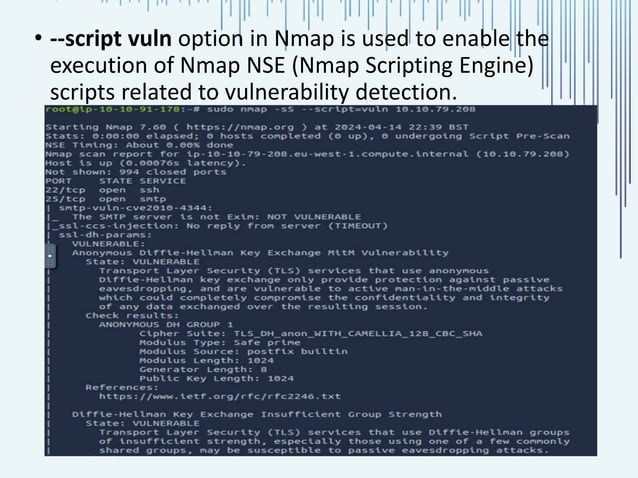 Nmap project presentation : Unlocking Network Secrets: Mastering Port Scanning with Nmap | PPTX