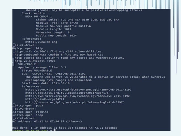 Nmap Project Presentation Unlocking Network Secrets Mastering Port Scanning With Nmap Pptx