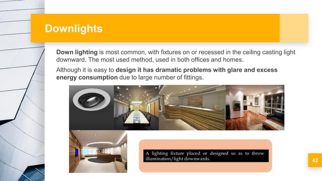 Artificial Lighting Concept in Architecture | PPT