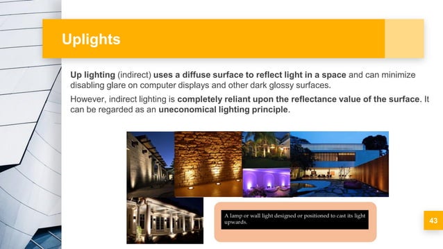 Artificial Lighting Concept in Architecture | PPT