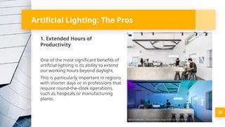Artificial Lighting Concept in Architecture | PPTX