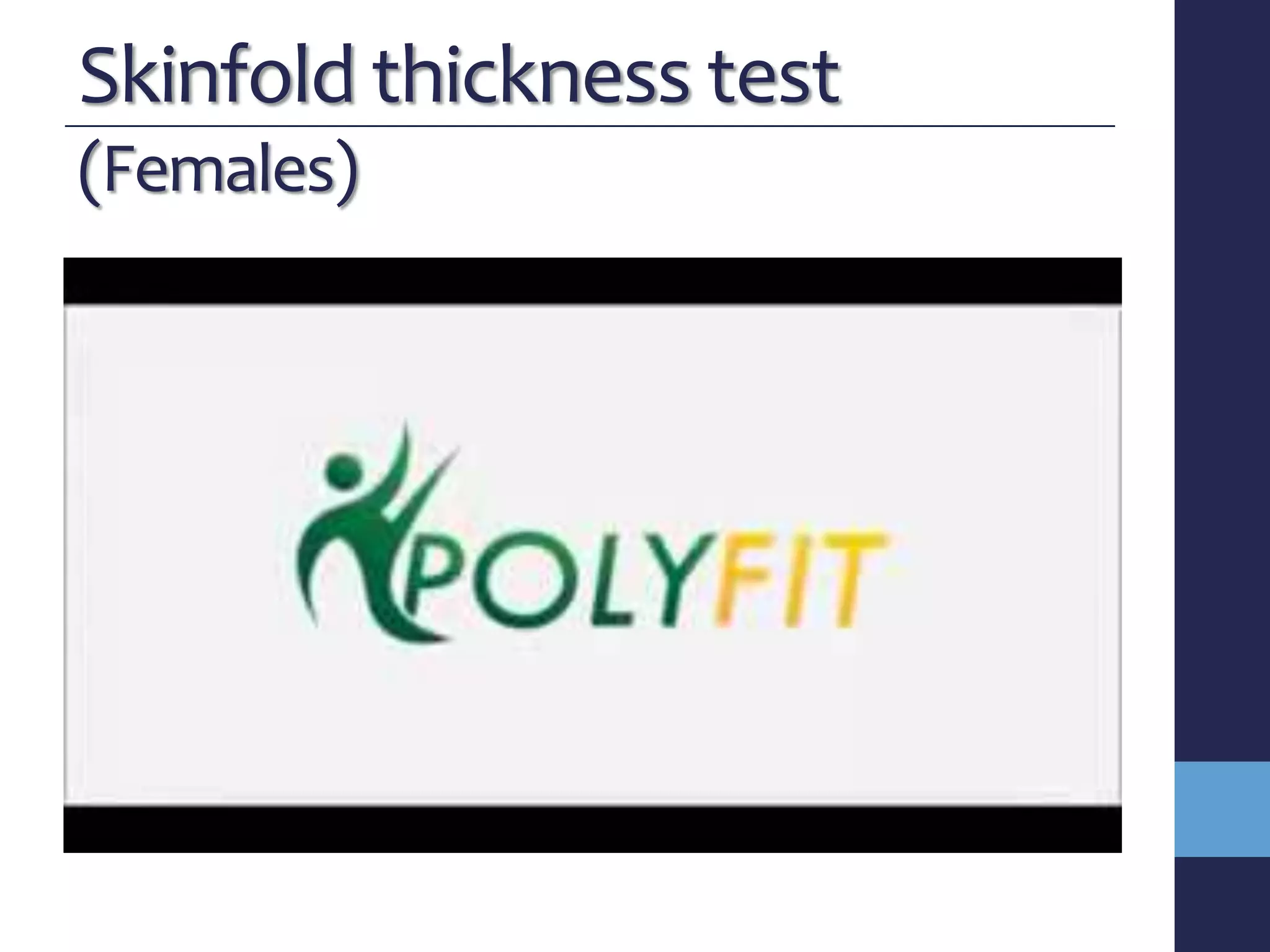 BIA and Skinfold Thicness Measurement | PPTX
