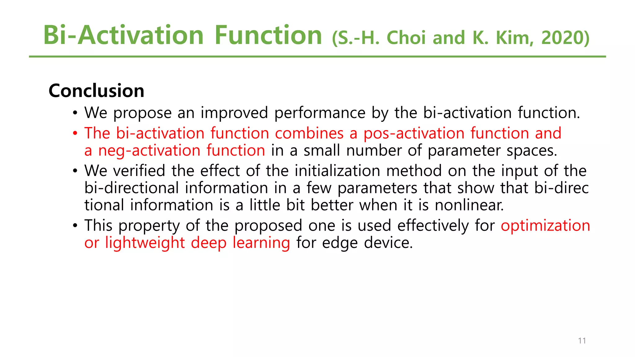 Bi Activation Function An Enhanced Version Of An Activation Function In Convolutional Neural