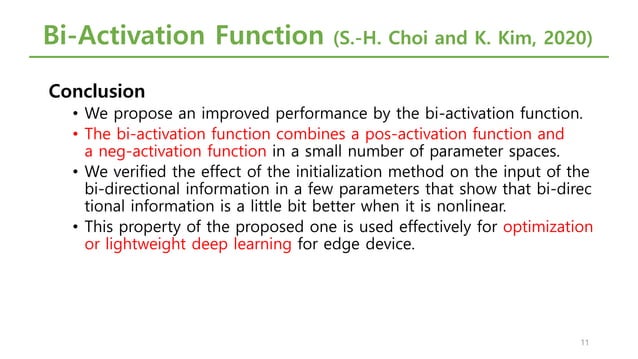Bi-activation Function : an Enhanced Version of an Activation Function in Convolutional Neural ...