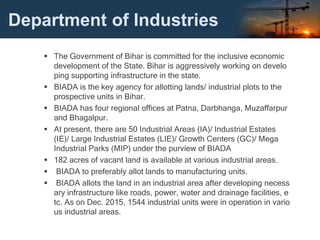 Bihar Industrial Area Development Authority | PPTX