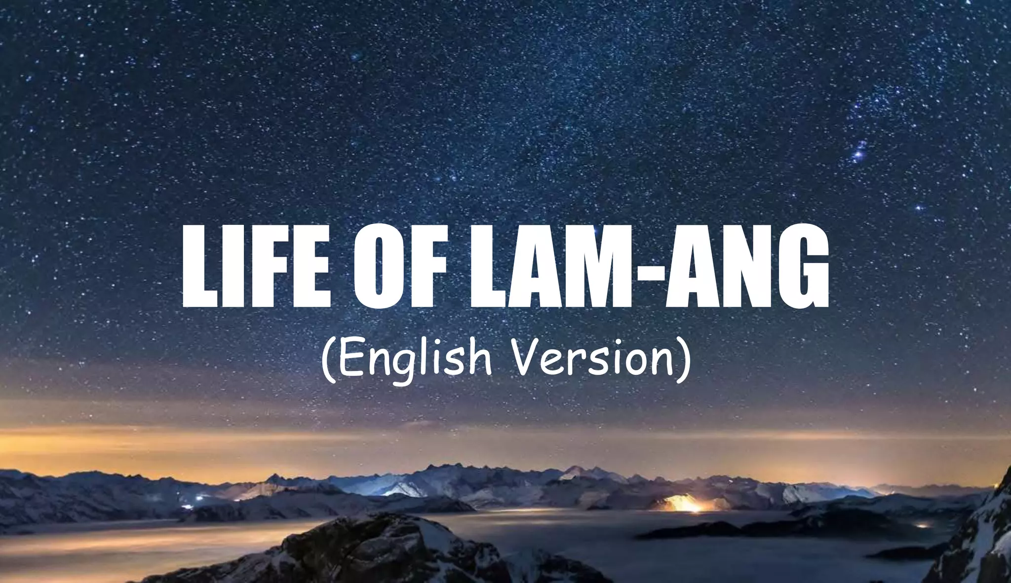 Biag ni Lam-Ang (Life of Lam-Ang) An Ilocano Epic | PPTX
