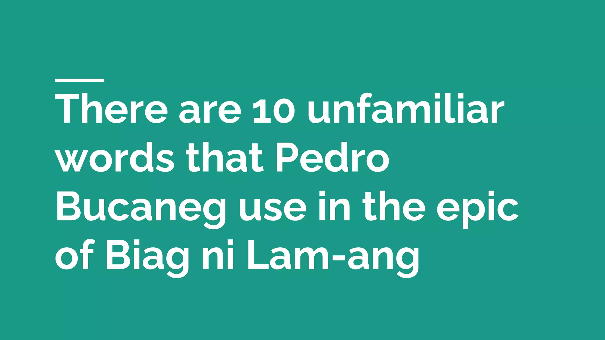 Biag ni Lam-Ang | PPTX