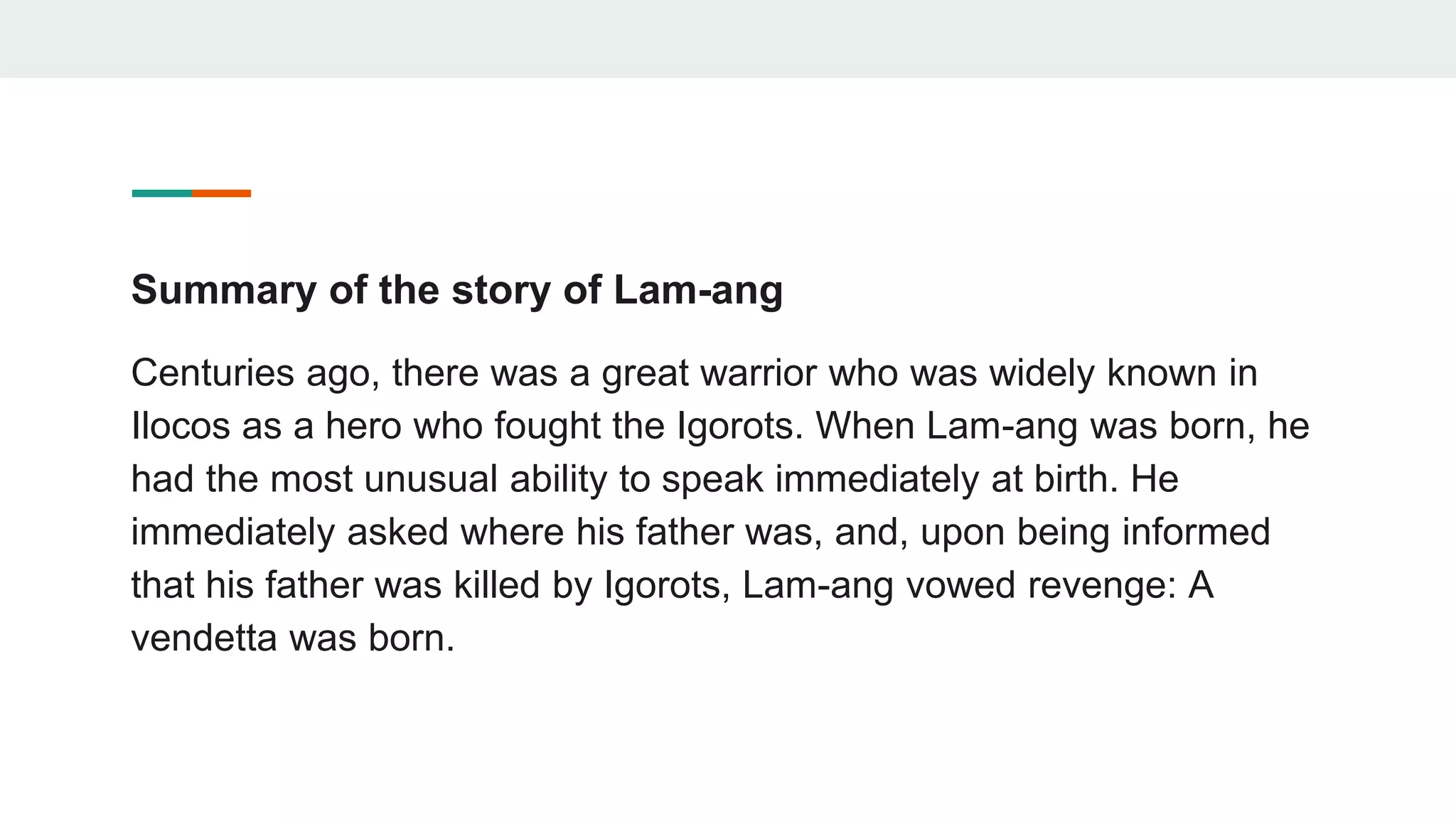 Biag ni Lam-Ang | PPTX