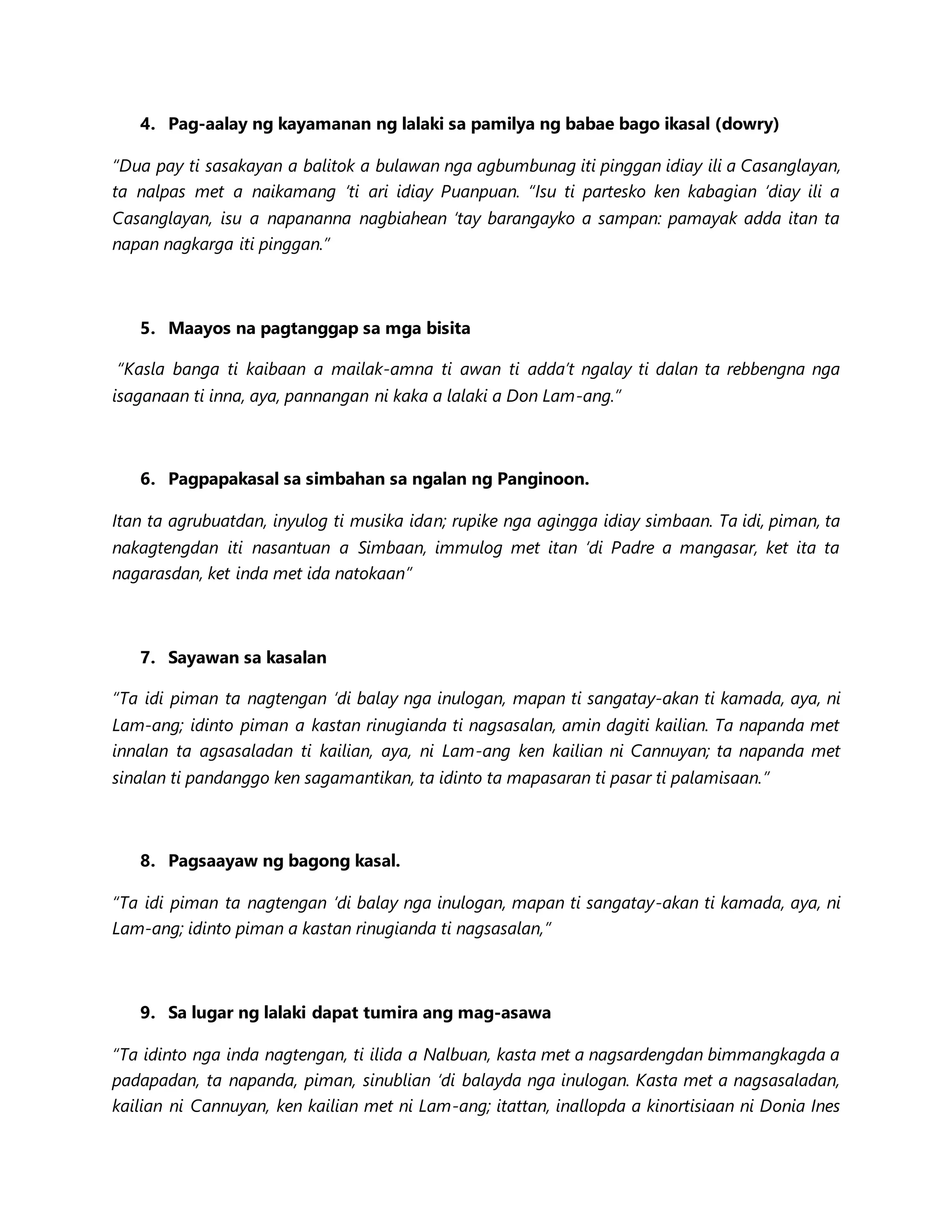 Biag ni Lam Ang Pagsusuri | DOCX