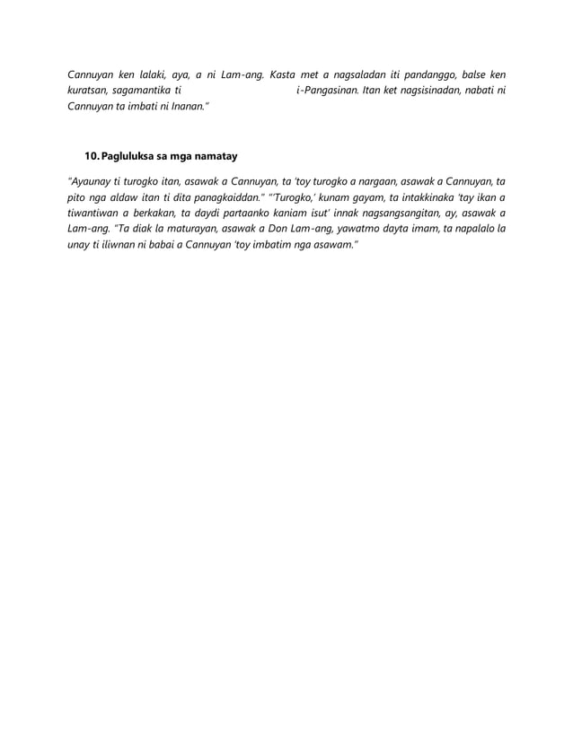 Biag ni Lam Ang Pagsusuri | DOCX