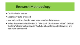 Rise of Hitler in Germany: His Charisma & Power | PPT